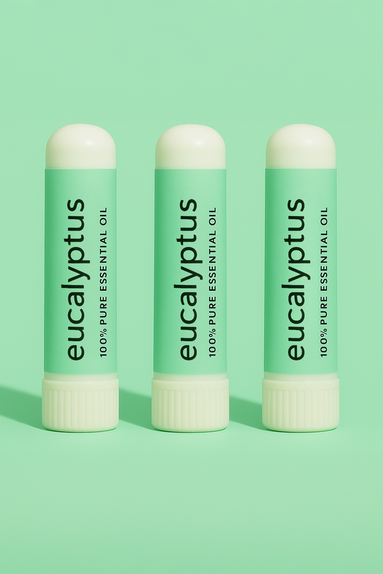 EUCALYPTUS Aromatherapy Nasal Inhaler, 100% Pure Essential Oils - MOXĒ