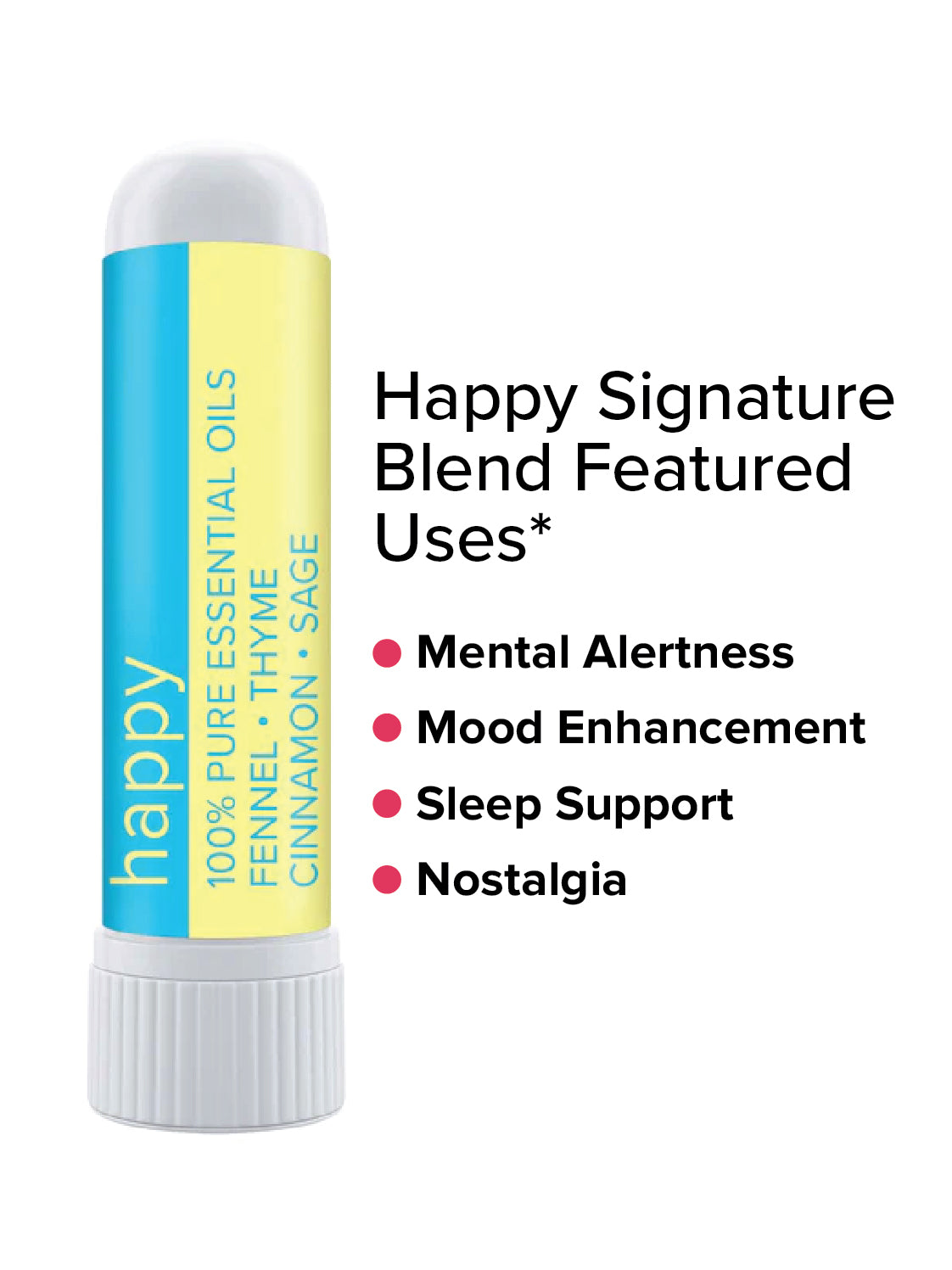 Happy Nasal Inhaler : Long-lasting Smiles and Happiness - MOXĒ